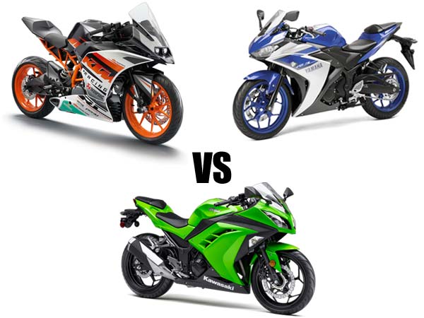 Yamaha R3 Vs Kawasaki Ninja 300 Vs KTM RC 390: Crouch, Set, Go ...