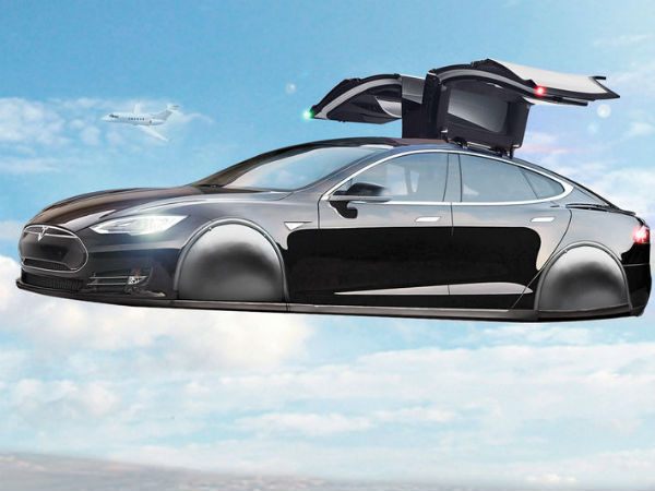 Tesla announces Model F flying car ready to ship in 2019 - Kannada ...