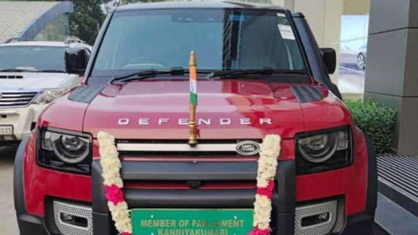ದುಬಾರಿ ಬೆಲೆಯ Land Rover Defender ಎಸ್‌ಯು‌ವಿ ಖರೀದಿಸಿದ ಸಂಸದ ವಿಜಯ್ ವಸಂತ್ ...